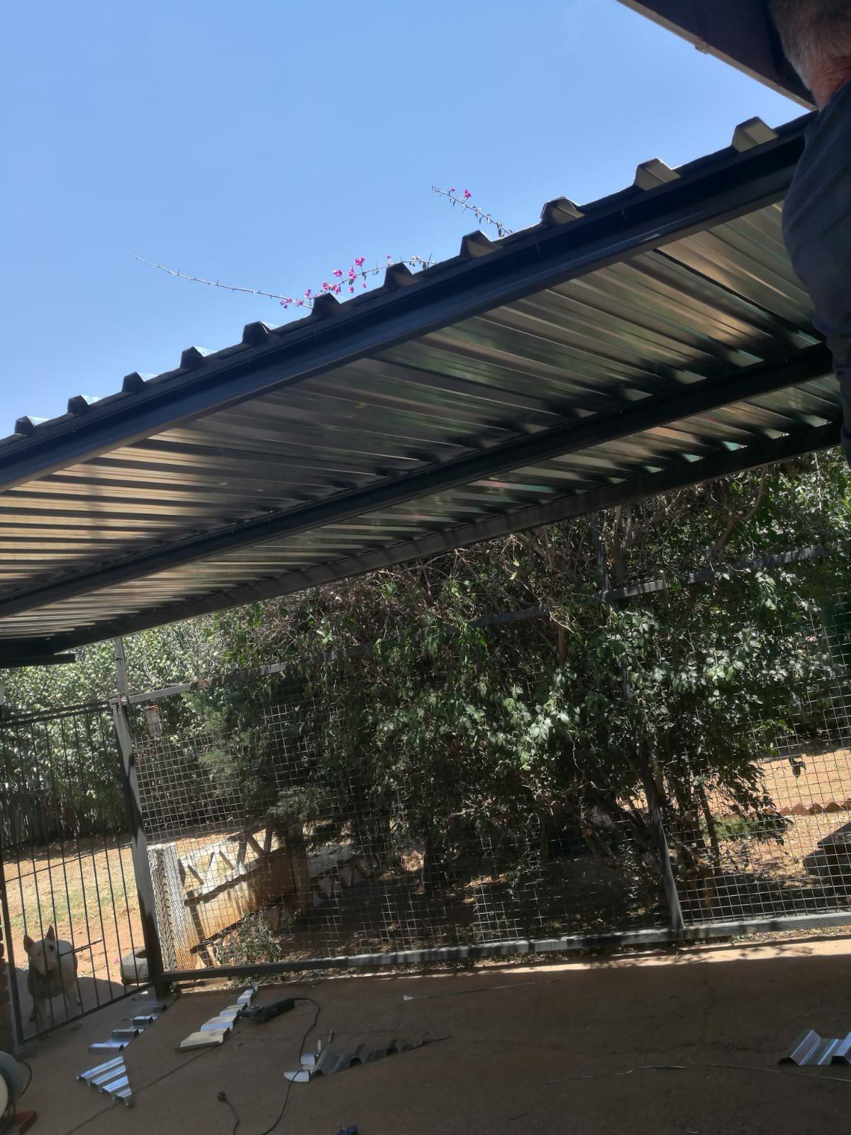 Carport Flat Roof, Open Design - Steel-SA™